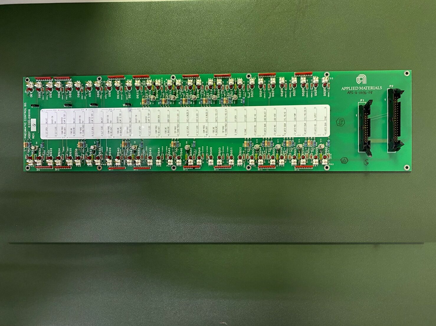PNEUMATIC CONTROL BOARD - 鴻蘭科技有限公司